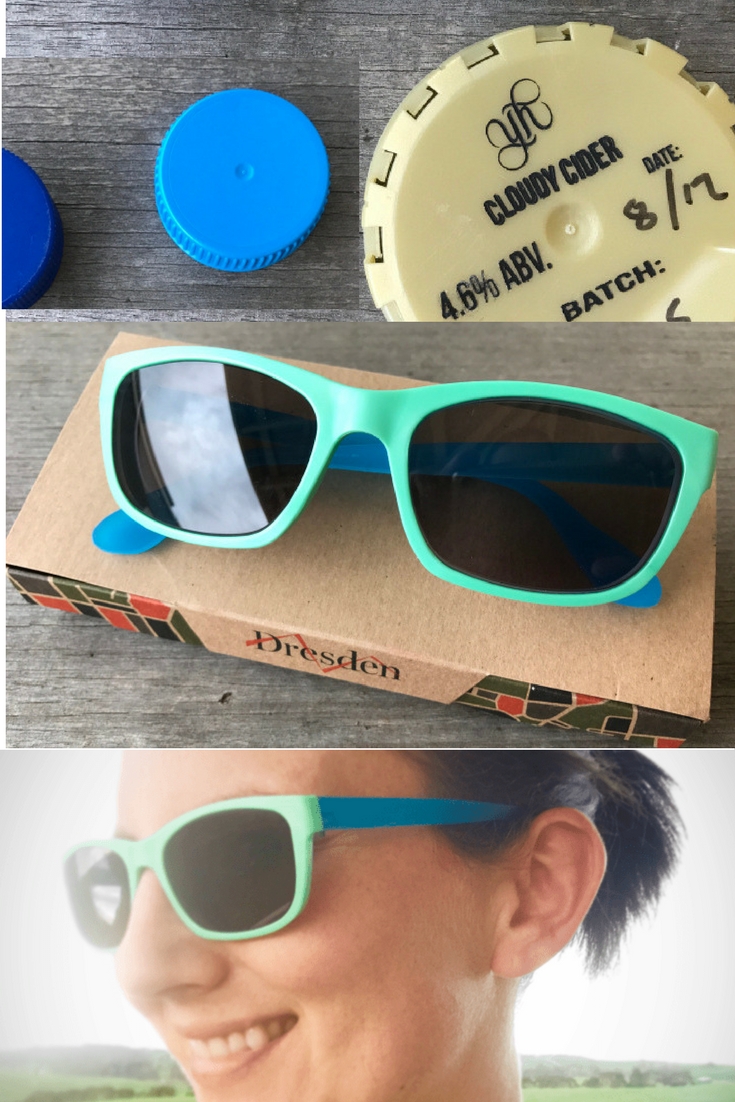 Sunglasses Made From Milk Bottle Tops And Beer Keg Caps – Gippsland ...