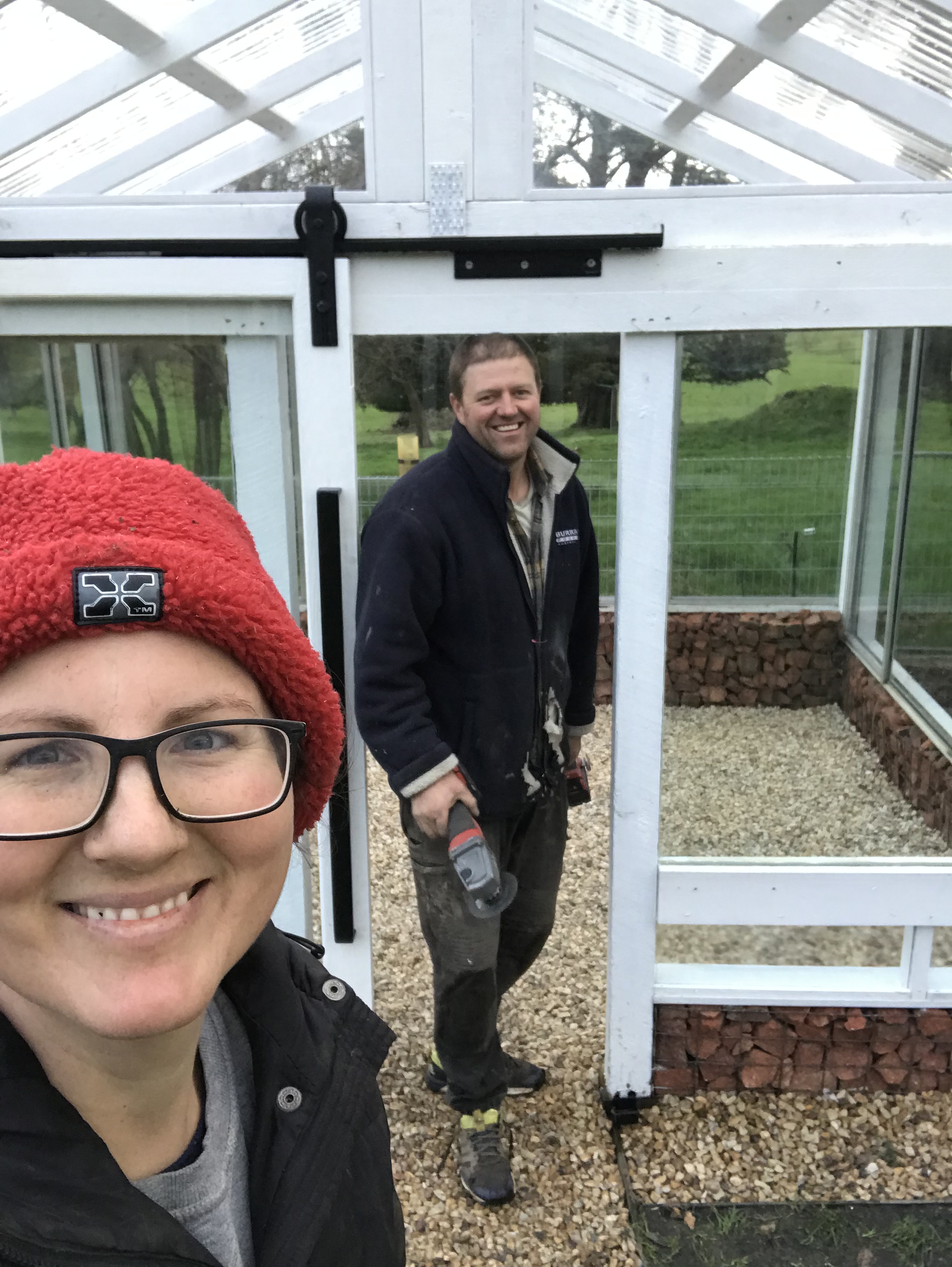 A photo journal of how we built our glasshouse using reclaimed ...